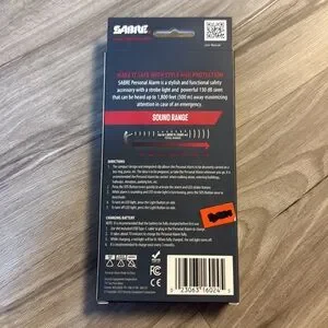 Sabre | Other | Sabre Womens Personal Alarm With Sos Button And Led ...